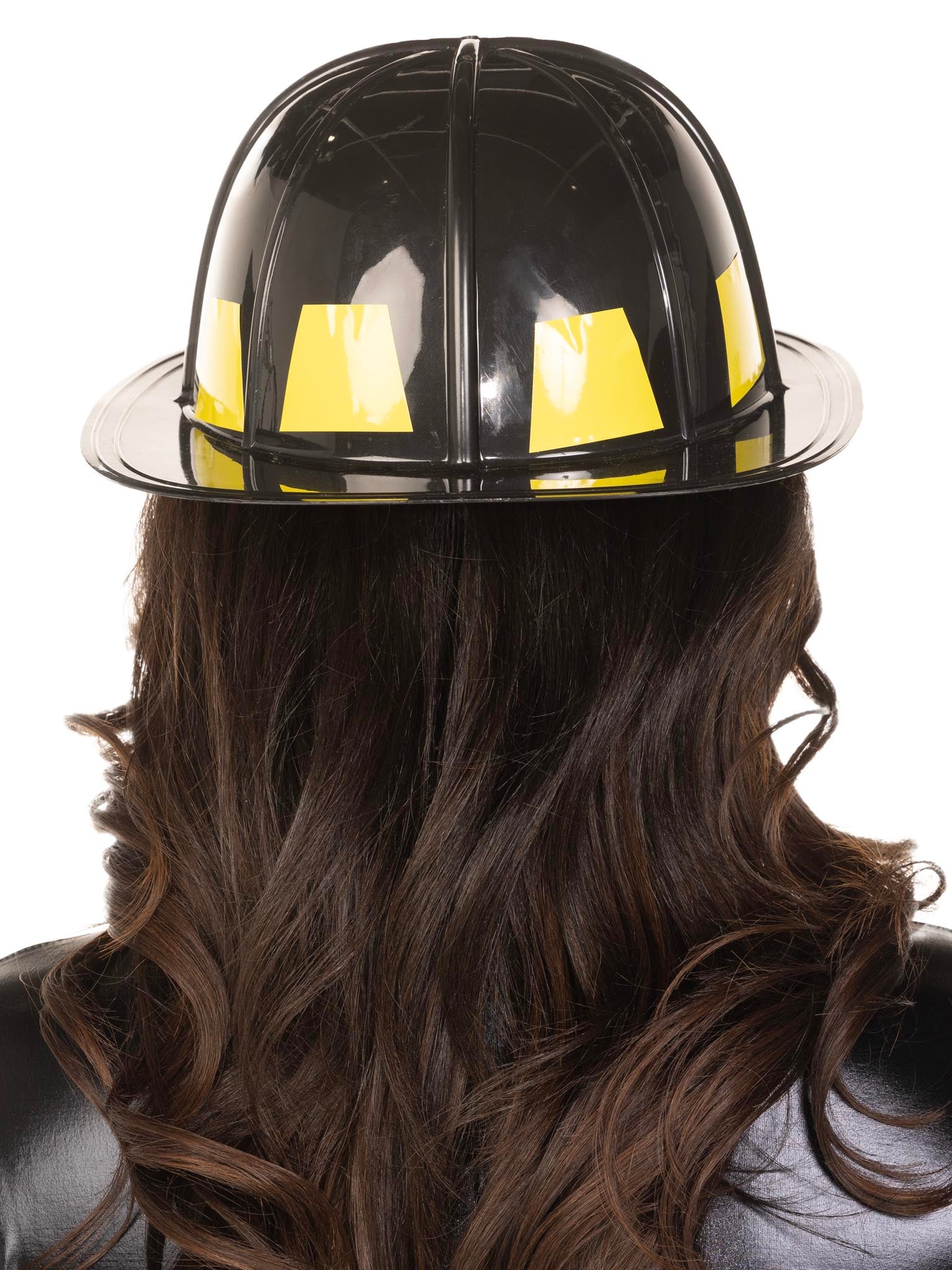 Black Fire Chief Hat Halloween Costume Accessory | Leg Avenue
