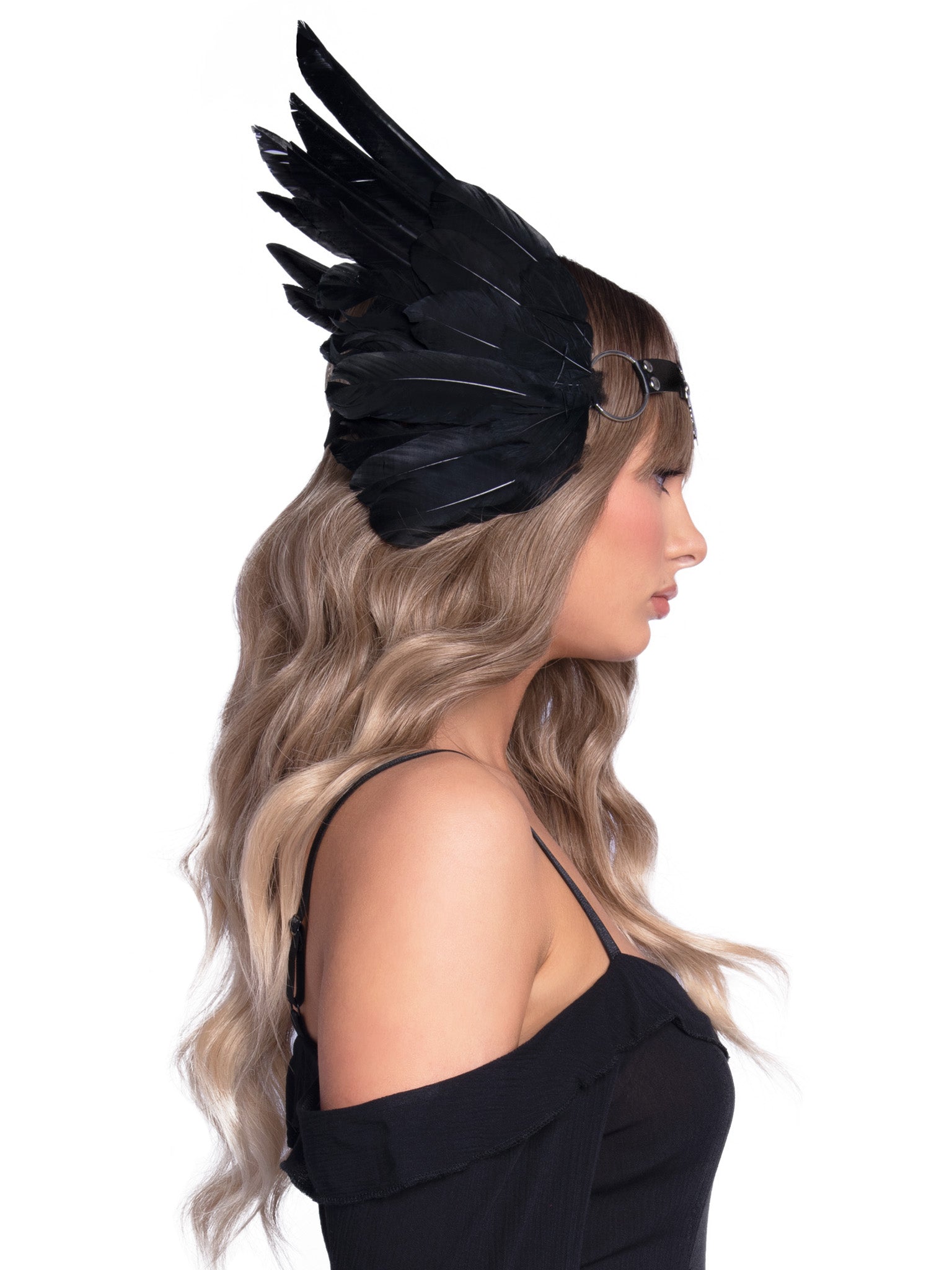 Women's Filigree Medallion Feather Headband | Leg Avenue