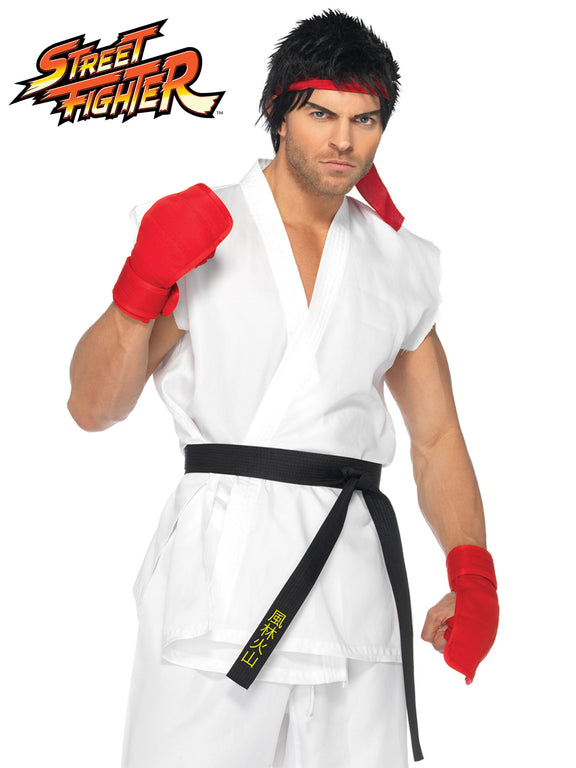 Men's Street Fighter Ryu Costume, Men's Costumes | Leg Avenue