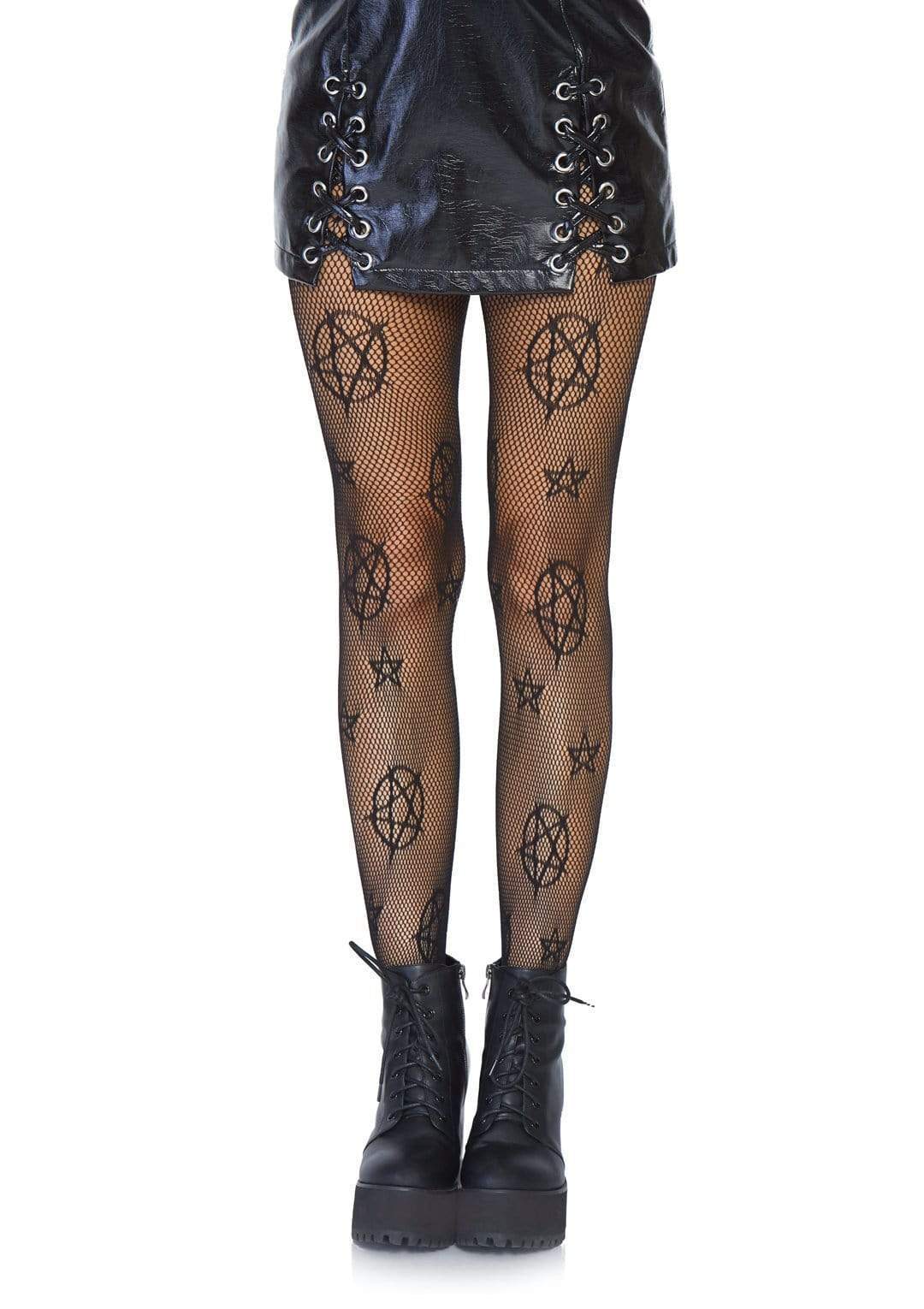 Occult Symbol Fishnet Tights, Women's Hosiery | Leg Avenue