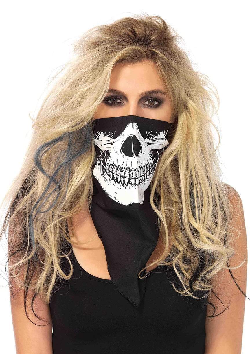 Skeleton Skull Bandana Mask | Leg Avenue