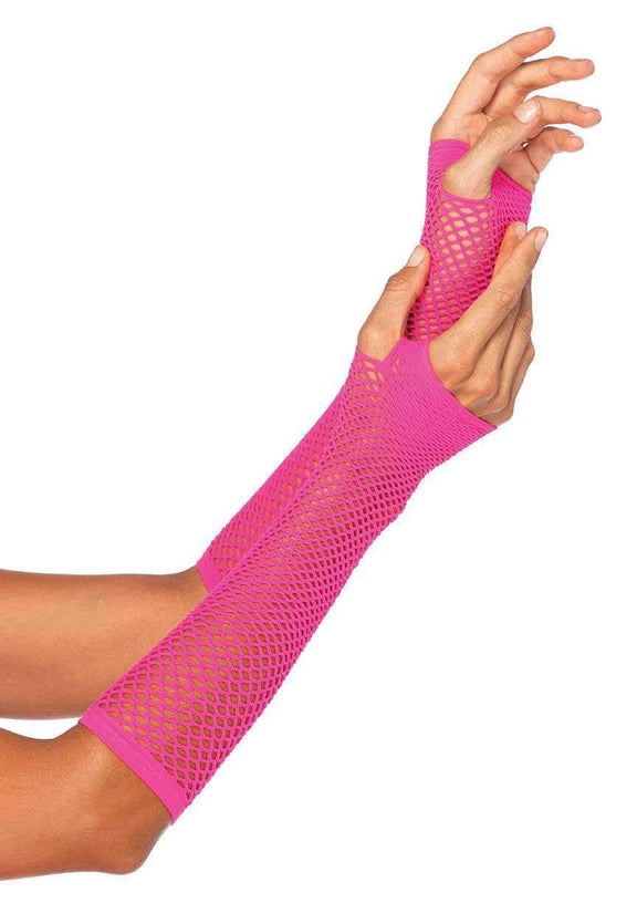 Triangle Fishnet Fingerless Gloves For Women | Leg Avenue
